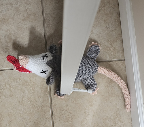 Ravelry: Funny Squished Opossum Door Stopper pattern by Sharon E. Santorum