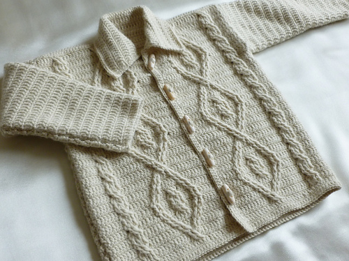 Ravelry: Baby Aran Set pattern by Luba Davies