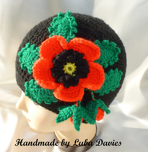 Ravelry: MISS POPPY hat pattern by Luba Davies