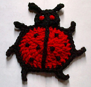 Ravelry: lady bug applique pattern by Crochetamommy