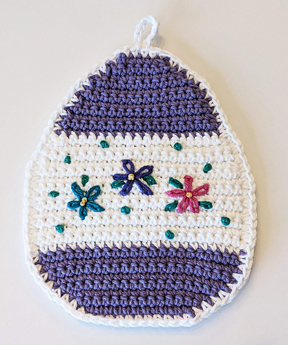 Ravelry: Easter Egg Potholder pattern by Susan Lowman