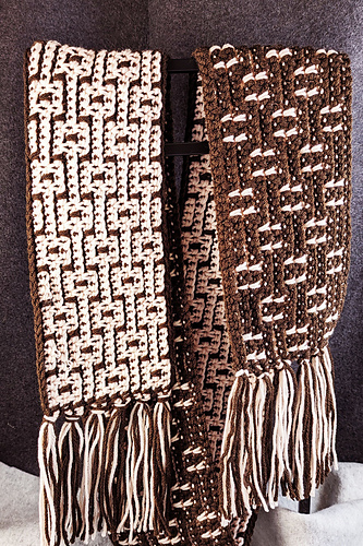 Ravelry: Chain Links Scarf pattern by Susan Lowman