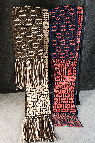 Ravelry: Chain Links Scarf pattern by Susan Lowman