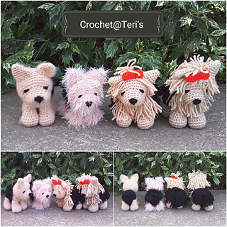 Ravelry: Yorkshire Terrier (4 Ways) pattern by Crochet at Teri's
