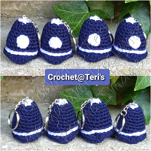Ravelry: Policeman's Helmet Keychain pattern by Crochet at Teri's