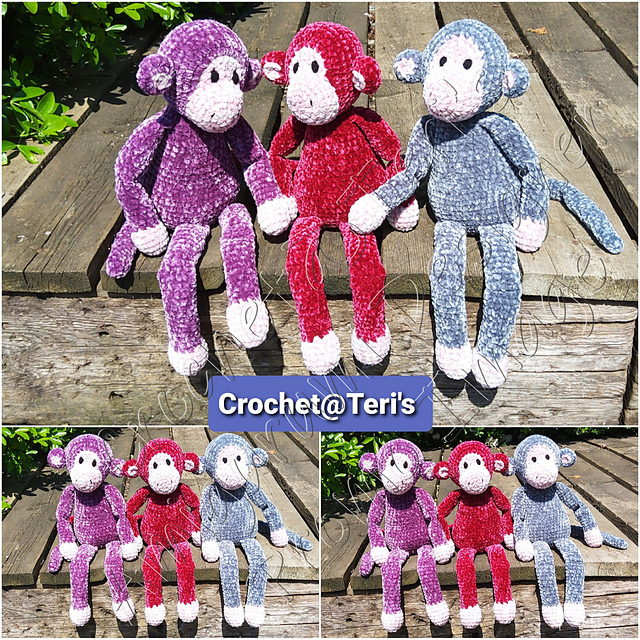 Ravelry: Raggedy Monkeys and Infants pattern by Crochet at Teri's