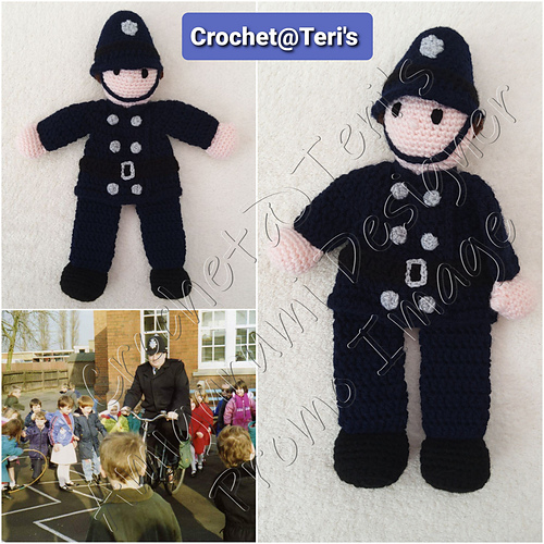 Ravelry: Policeman Lovey pattern by Crochet at Teri's
