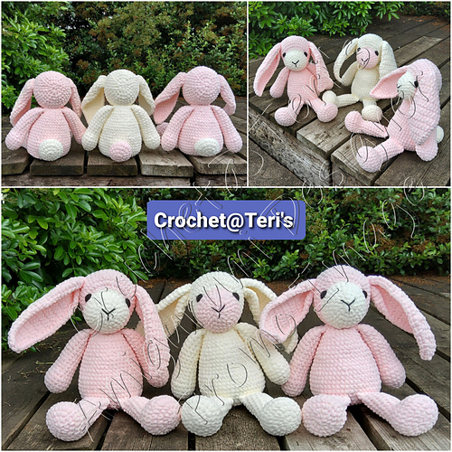Ravelry: Raggedy Rabbits pattern by Crochet at Teri's