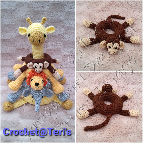 Ravelry: Wild Animal Stackers [New Version] pattern by Crochet at Teri's