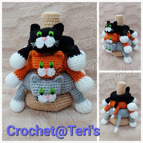 Ravelry: Purrfect Cat Stacker pattern by Crochet at Teri's