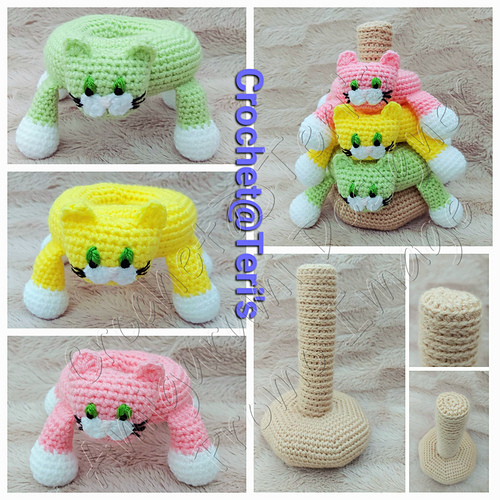 Ravelry: Purrfect Cat Stacker pattern by Crochet at Teri's