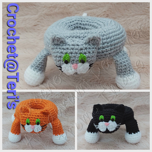 Ravelry: Purrfect Cat Stacker pattern by Crochet at Teri's