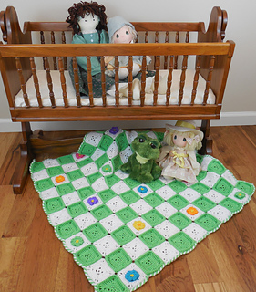 Ravelry: Checkerboard Garden Afghan pattern by Kathryn A. Clark