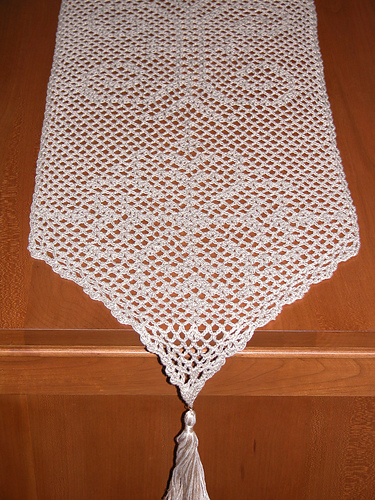 Ravelry: Diamond Medallion Runner pattern by Kathryn A. Clark