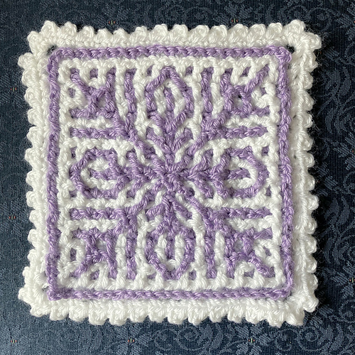 Ravelry: Interlocking Snowflake Coaster pattern by Kathryn A. Clark