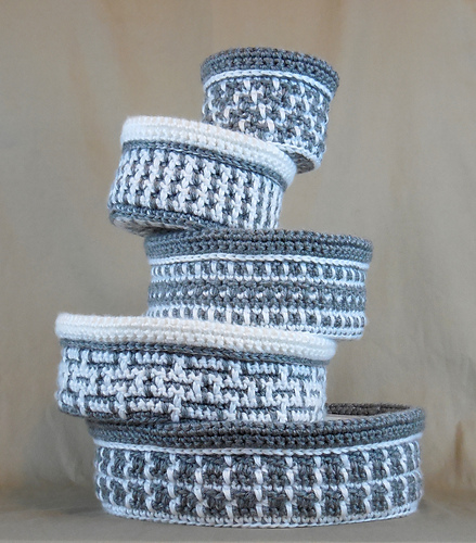 Ravelry: Large Nesting Basket pattern by Kathryn A. Clark
