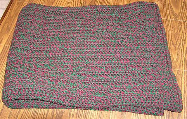 Ravelry: Double Strand Cross-stitch Afghan pattern by Sandra Petit