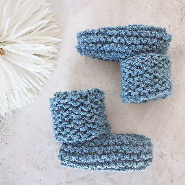 Ravelry: Beginner Baby Booties pattern by Gina Michele