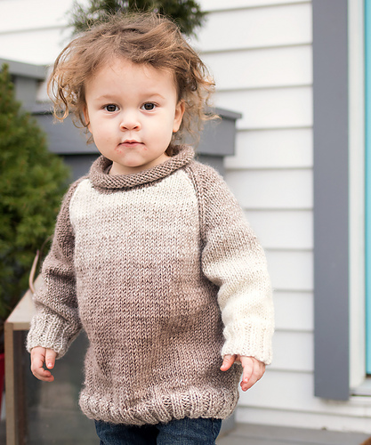 Ravelry: Easy Toddler Raglan Sweater pattern by Gina Michele