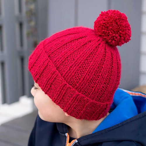 Ravelry: Easy Straight Needle Hat pattern by Gina Michele