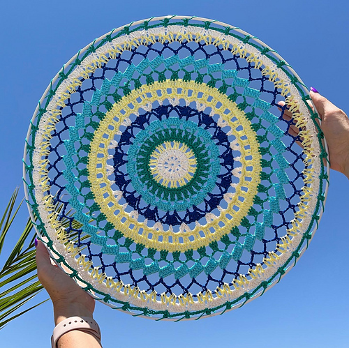 Ravelry: Tropical Beach Mandala pattern by Karin Åshammar/Virklust