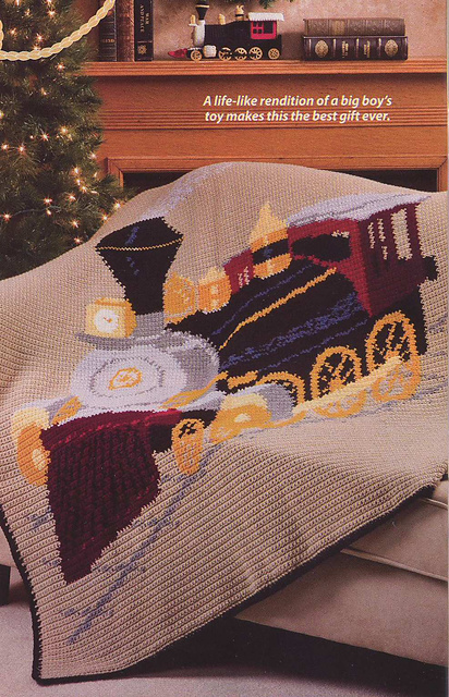 Ravelry: Locomotive Afghan pattern by Susan Lowman