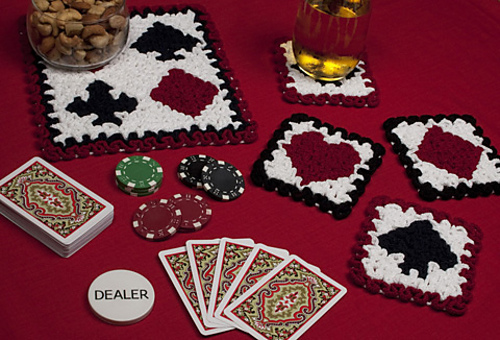 Ravelry: Wiggly Playing Cards Set pattern by Susan Lowman
