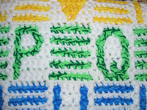 Ravelry: ABCs Rug pattern by Susan Lowman