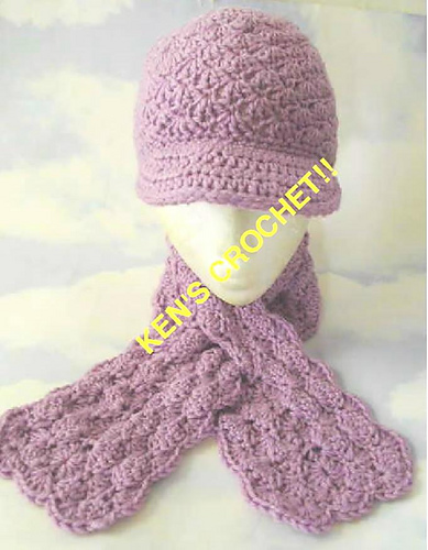 Ravelry: Shell Stitch Keyhole Scarf pattern by Ken Jones-CrochetGuy