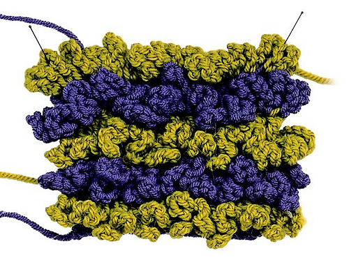 Ravelry: Two color fur pattern by Dora Ohrenstein