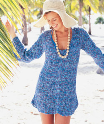 Ravelry: #06 Wavy Gravy V Neck Tunic pattern by Dora Ohrenstein