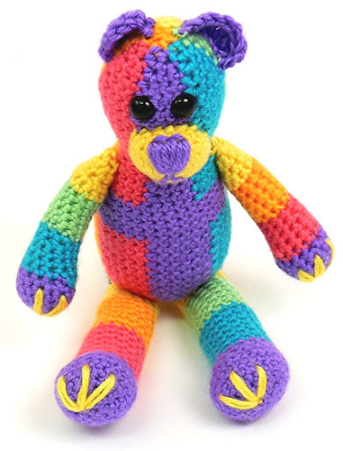 Ravelry: Rainbow Bear pattern by Deb D'Zio