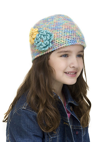 Ravelry: Flower Hat pattern by Caron Design Team