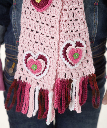 Ravelry: Valentine Scarf Duo pattern by Terry Day