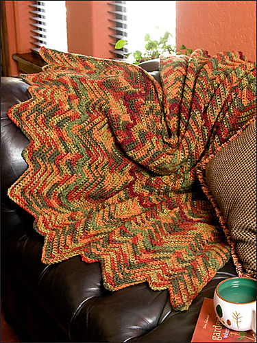 Ravelry: Shades of Autumn Afghan pattern by Kim Guzman
