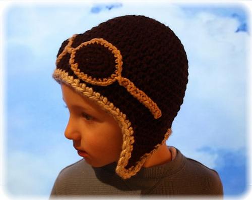 Ravelry: Aviator/Pilot Hat pattern by Crochet Makes Me Happy