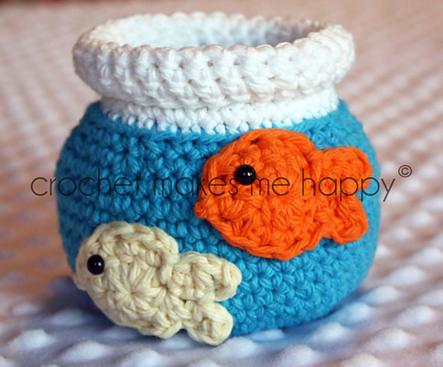 Ravelry: Crochet Fish Bowl / Aquarium pattern by Crochet Makes Me Happy