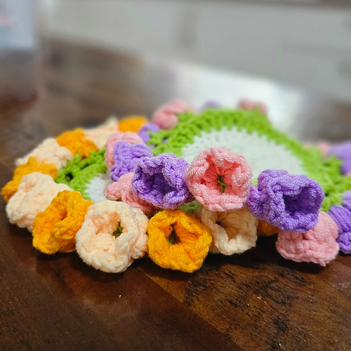 Ravelry: Flower Bouquet Coaster pattern by Crochet Musings