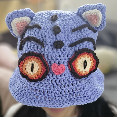 Ravelry: Derpy Tiger Bucket Hat pattern by Crochet Musings