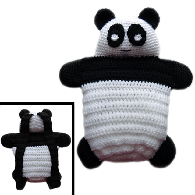 Ravelry: Panda Bear Backpack pattern by Rachel Choi