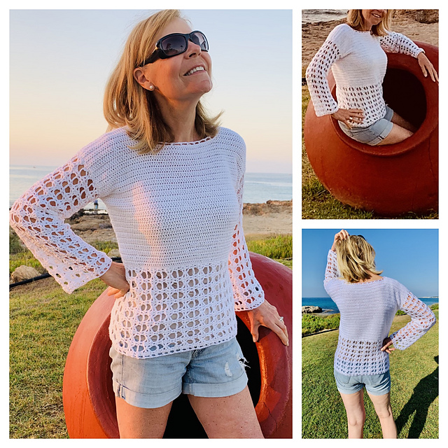 Ravelry: SIMPLE CYPRUS SWEATER pattern by CroJennifer