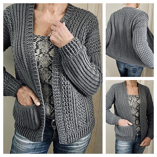 Ravelry: CLOUD 9 CARDIGAN pattern by CroJennifer