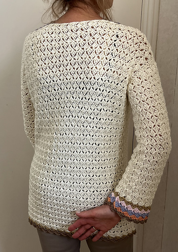 Ravelry: GRAND CANARY CARDI pattern by CroJennifer