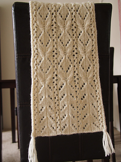 Ravelry: BandytKnits' A Lacy Cable Scarf