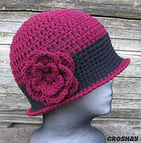 Ravelry: Rose Cloche pattern by Laura Killoran