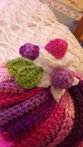 Ravelry: Raspberry Ripple Swirl Hat pattern by Jo Holmes of CrowlasCraft