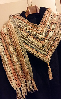 Ravelry: crys68's Bohemian V-Scarf