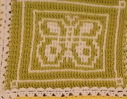 Ravelry: Tunisian Mosaic: Butterfly pattern by Cristina Anichini