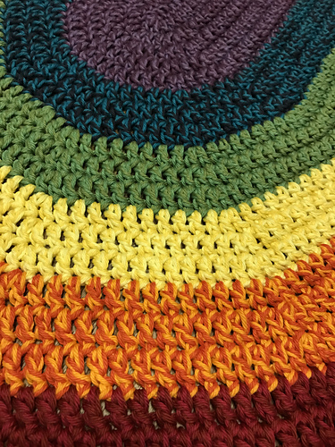 Ravelry: Rainbow Polygon Rug pattern by Cari Morehouse