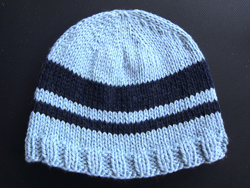 Ravelry: Timo Striped Beanie pattern by Auntie 'tine